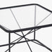 Roxy Glass & Black Metal Coffee Table – Pagazzi