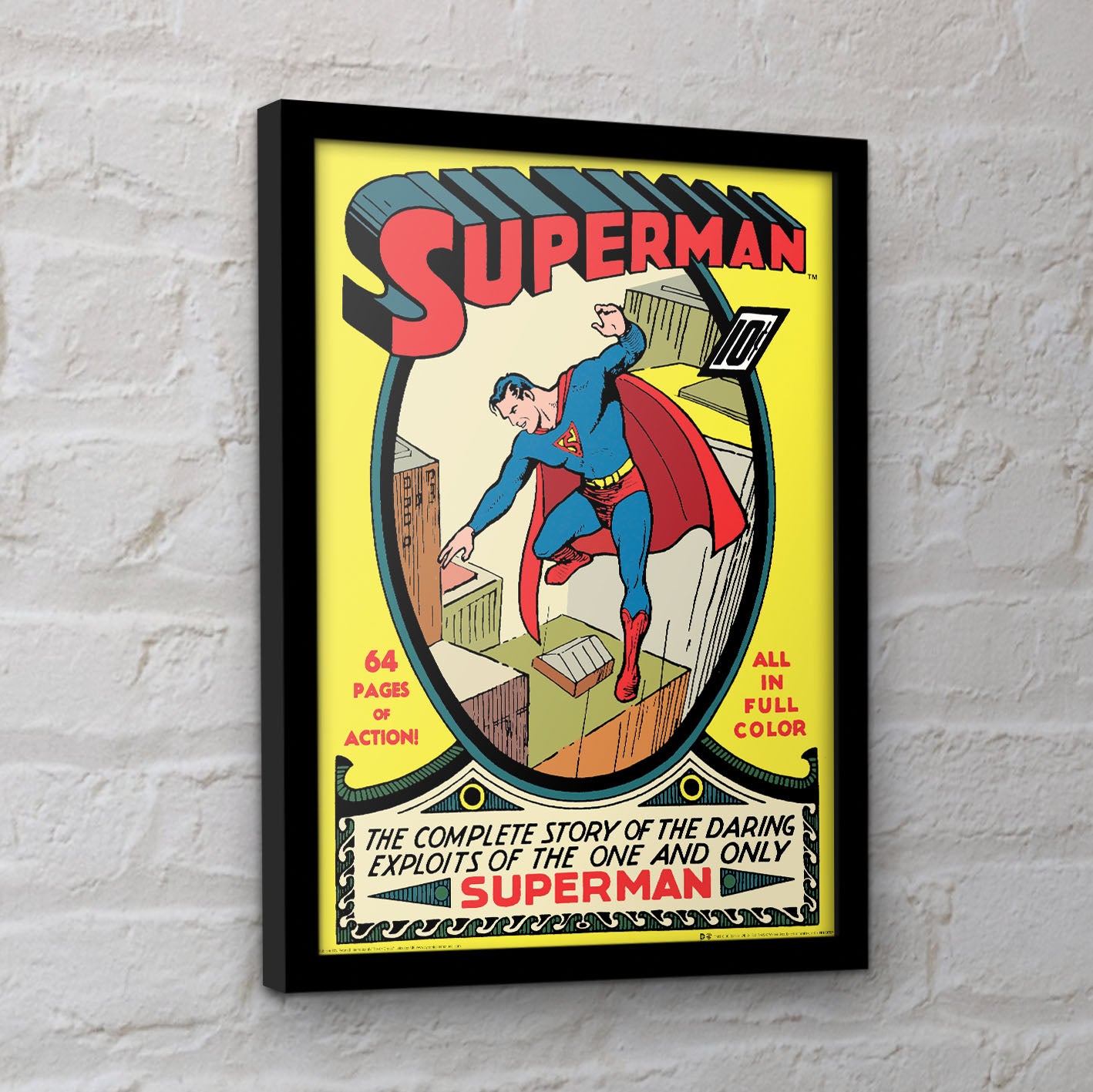 Superman Framed Print 30X40 – Pagazzi