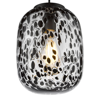 Gethin Matte Black & Confetti Glass Pendant Ceiling Light – Pagazzi