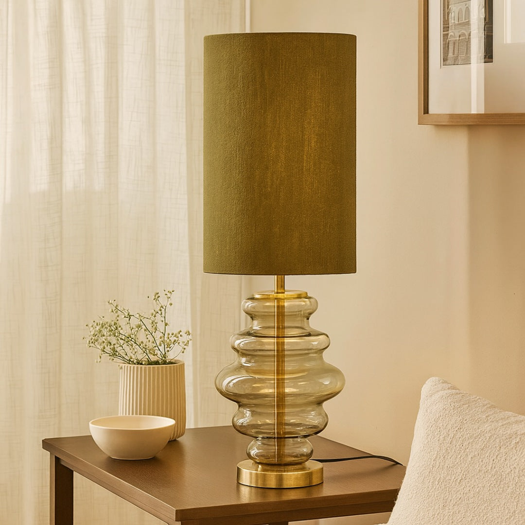 Rumi Green Glass Table Lamp – Pagazzi